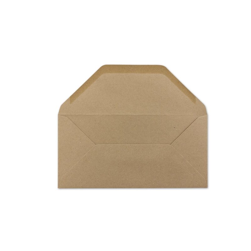 DIN lang Briefumschläge aus braunem Recyclingpapier kaufen
