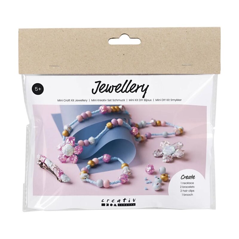 Schmuck-Bastelset für Kinder, mit Perlen & Glitter Clay kaufen